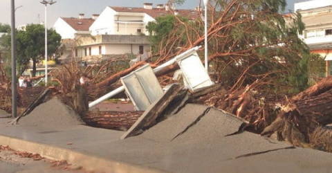 Tromba d'aria tra Dolo e Mirano: c'è anche una vittima. Danni anche in ...