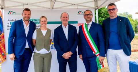 Ca’ Tron, posata la prima pietra dell’atteso sovrappasso